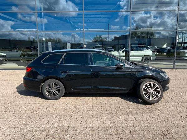 Black SEAT Leon 2018 in Prienai, with an engine capacity of 2.00 L and mileage of 231 thousand km for 9200 €, photo 6 on AUTOMOTO.COM.LV