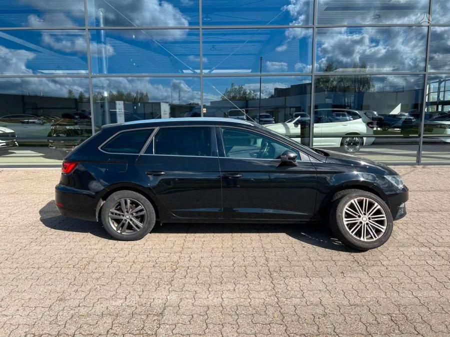 Black SEAT Leon 2018 in Prienai, with an engine capacity of 2.00 L and mileage of 231 thousand km for 9200 €, photo 7 on AUTOMOTO.COM.LV