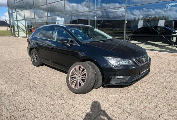 Black SEAT Leon 2018 in Prienai, with an engine capacity of 2.00 L and mileage of 231 thousand km for 9200 €, photo 7 on AUTOMOTO.COM.LV