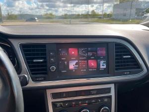 Black SEAT Leon 2018 in Prienai, with an engine capacity of 2.00 L and mileage of 231 thousand km for 9200 €, photo 15 on AUTOMOTO.COM.LV