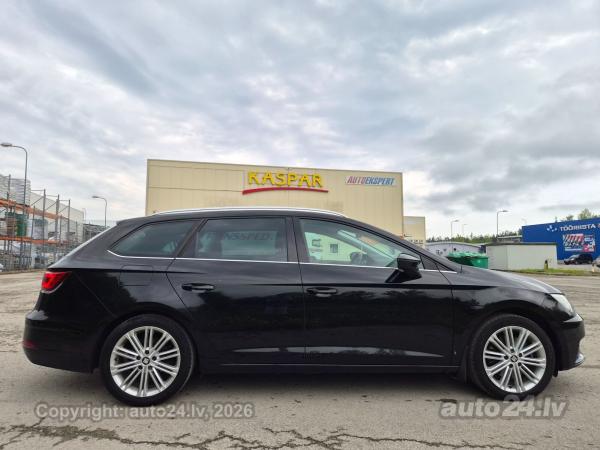 Black SEAT Leon 2019 in Tallinn, with an engine capacity of 2.00 L and mileage of 165 thousand km for 12800 €, photo 5 on AUTOMOTO.COM.LV