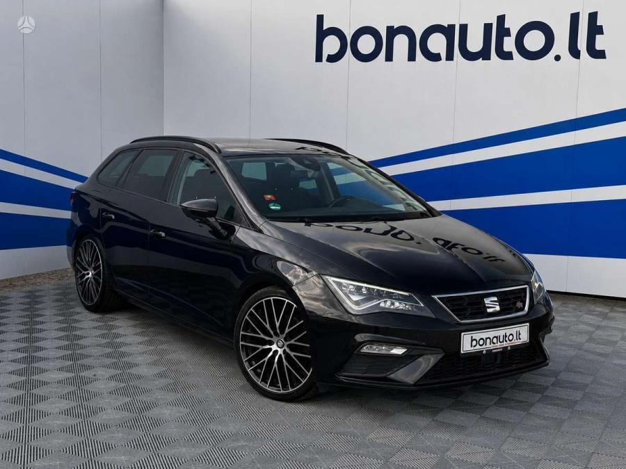 Melns SEAT Leon 2019 Kauņa, ar dzinēja tilpumu 1.97 L un nobraukumu 285 tūkst. km par 11999 €, foto 3 vietnē AUTOMOTO.COM.LV