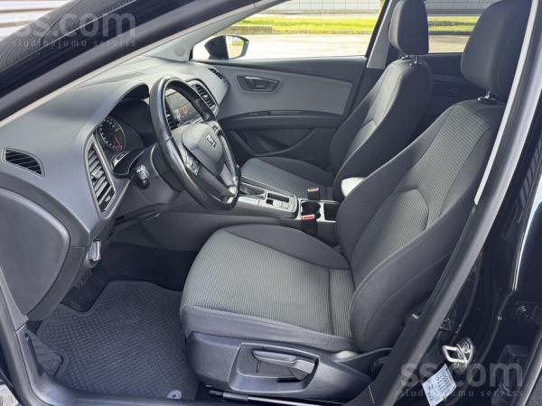 Black SEAT Leon 2019 in Riga, with an engine capacity of 1.60 L and mileage of 185 thousand km for 8400 €, photo 11 on AUTOMOTO.COM.LV