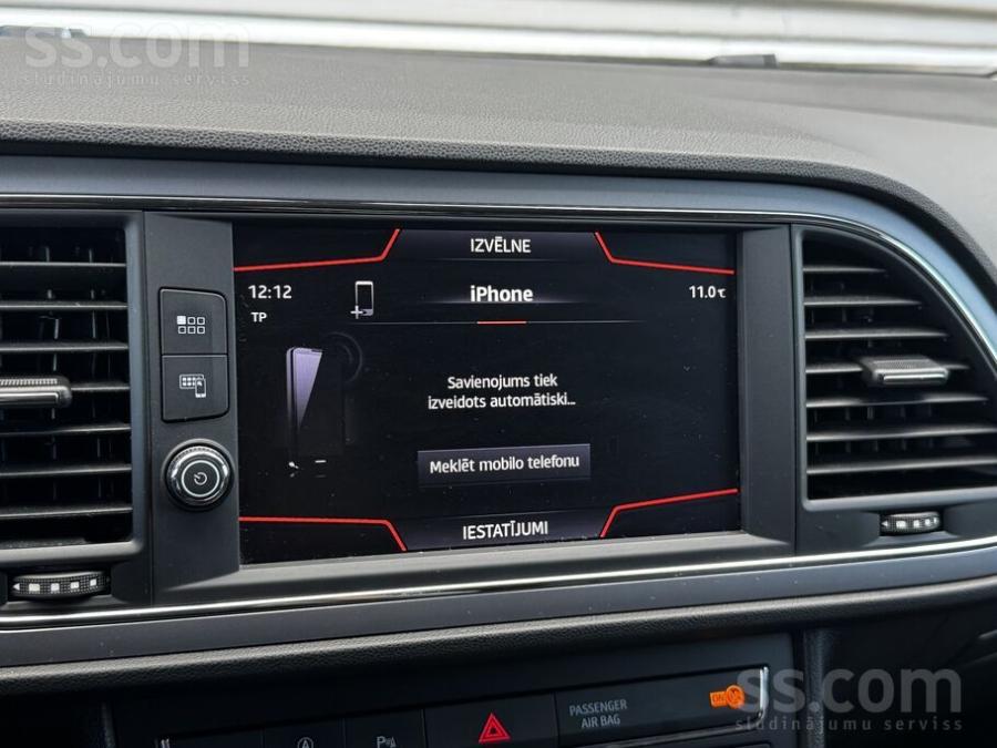 Черный Сеат Леон 2019 в Рига, объемом двигателя 1.60 л и пробегом 185 тыс. км за 8400 €, фото 22 на AUTOMOTO.COM.LV
