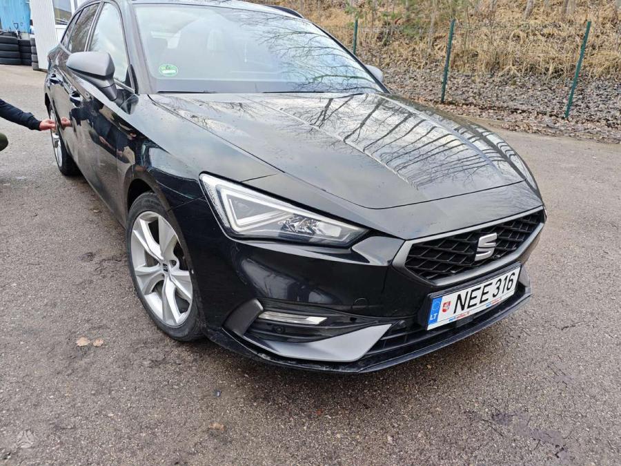 Melns SEAT Leon 2021 Kauņa, ar dzinēja tilpumu 1.97 L un nobraukumu 219 tūkst. km par 10889 €, foto 1 vietnē AUTOMOTO.COM.LV