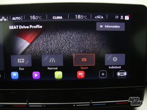 Black SEAT Leon 2021 in Vilnius, with an engine capacity of 2.00 L and mileage of 164 thousand km for 16699 €, photo 32 on AUTOMOTO.COM.LV