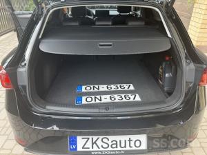 Black SEAT Leon 2021 in Jelgava, with an engine capacity of 1.50 L and mileage of 164 thousand km for 14500 €, photo 8 on AUTOMOTO.COM.LV