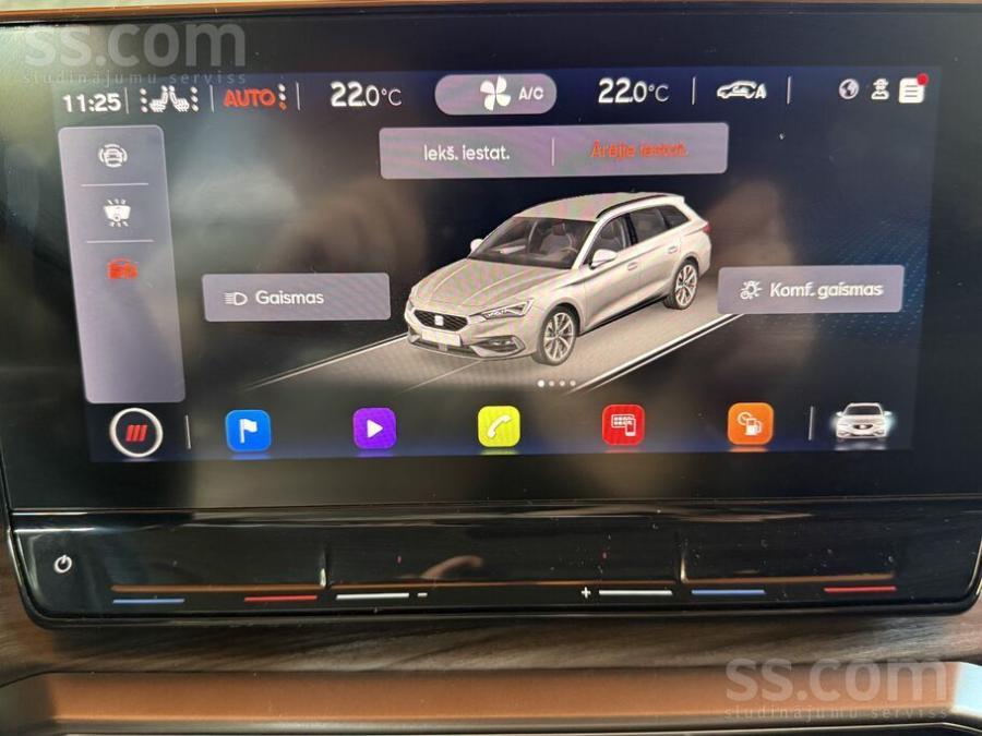 Black SEAT Leon 2021 in Jelgava, with an engine capacity of 1.50 L and mileage of 164 thousand km for 14500 €, photo 17 on AUTOMOTO.COM.LV