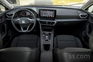 Black SEAT Leon 2021 in Jelgava, with an engine capacity of 2.00 L and mileage of 215 thousand km for 15900 €, photo 9 on AUTOMOTO.COM.LV