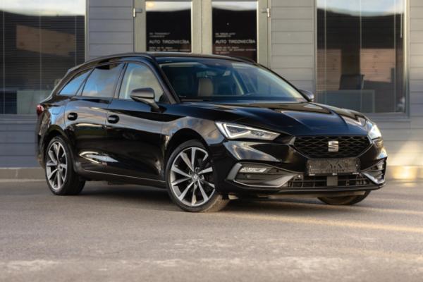 Melns SEAT Leon 2021 Rīga, ar dzinēja tilpumu 2.00 L un nobraukumu 210 tūkst. km par 15950 €, foto 1 vietnē AUTOMOTO.COM.LV