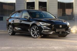 Black SEAT Leon 2021 in Riga, with an engine capacity of 2.00 L and mileage of 210 thousand km for 15950 €, photo  on AUTOMOTO.COM.LV