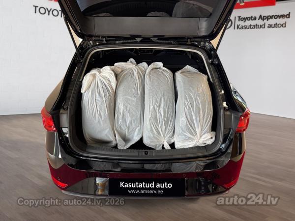 Black SEAT Leon 2021 in Tartu, with an engine capacity of 1.50 L and mileage of 69 thousand km for 15990 €, photo 10 on AUTOMOTO.COM.LV