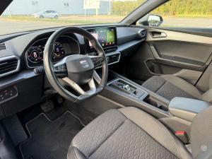 Black SEAT Leon 2021 in Vilnius, with an engine capacity of 1.40 L and mileage of 192 thousand km for 13949 €, photo 20 on AUTOMOTO.COM.LV