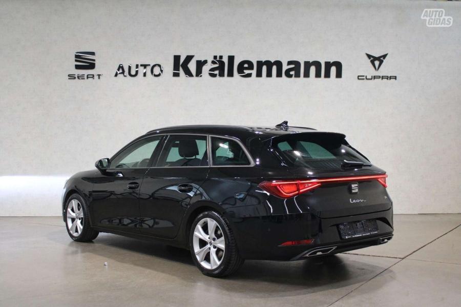 Melns SEAT Leon 2022 Kauņa, ar dzinēja tilpumu 2.00 L un nobraukumu 95 tūkst. km par 22735 €, foto 6 vietnē AUTOMOTO.COM.LV