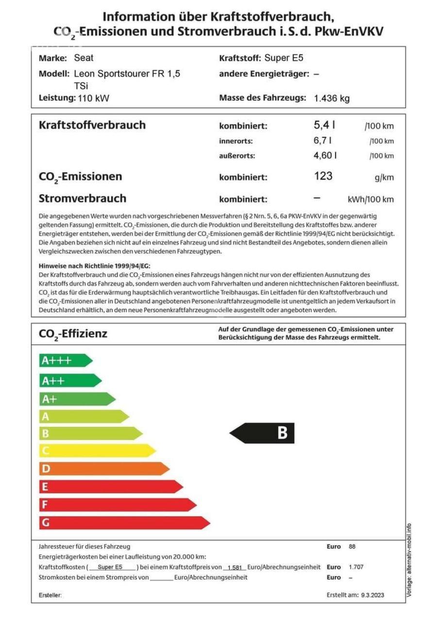 Черный Сеат Леон 2022 в Каунас, объемом двигателя 1.50 л и пробегом 18 тыс. км за 31648 €, фото 16 на AUTOMOTO.COM.LV