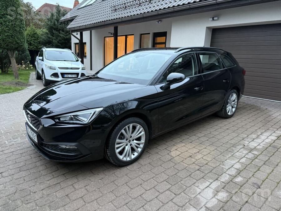 Black SEAT Leon 2022 in Ogre, with an engine capacity of 2.00 L and mileage of 276 thousand km for 12950 €, photo 3 on AUTOMOTO.COM.LV