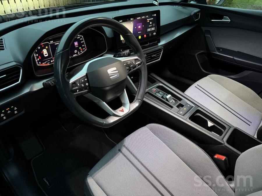 Black SEAT Leon 2022 in Ogre, with an engine capacity of 2.00 L and mileage of 276 thousand km for 12950 €, photo 20 on AUTOMOTO.COM.LV
