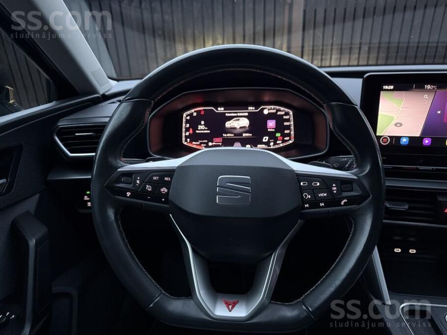 Black SEAT Leon 2022 in Ogre, with an engine capacity of 2.00 L and mileage of 276 thousand km for 12950 €, photo 24 on AUTOMOTO.COM.LV
