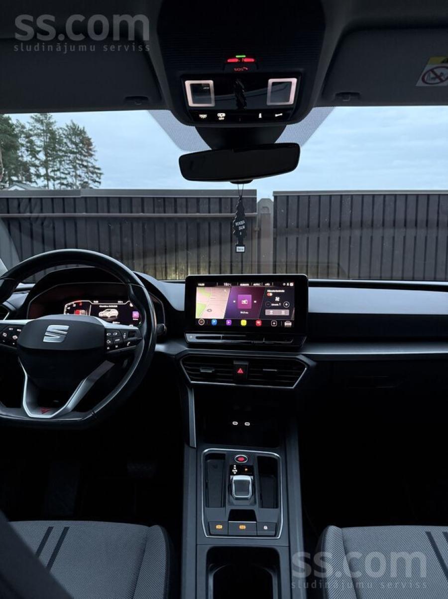 Black SEAT Leon 2022 in Ogre, with an engine capacity of 2.00 L and mileage of 276 thousand km for 12950 €, photo 25 on AUTOMOTO.COM.LV