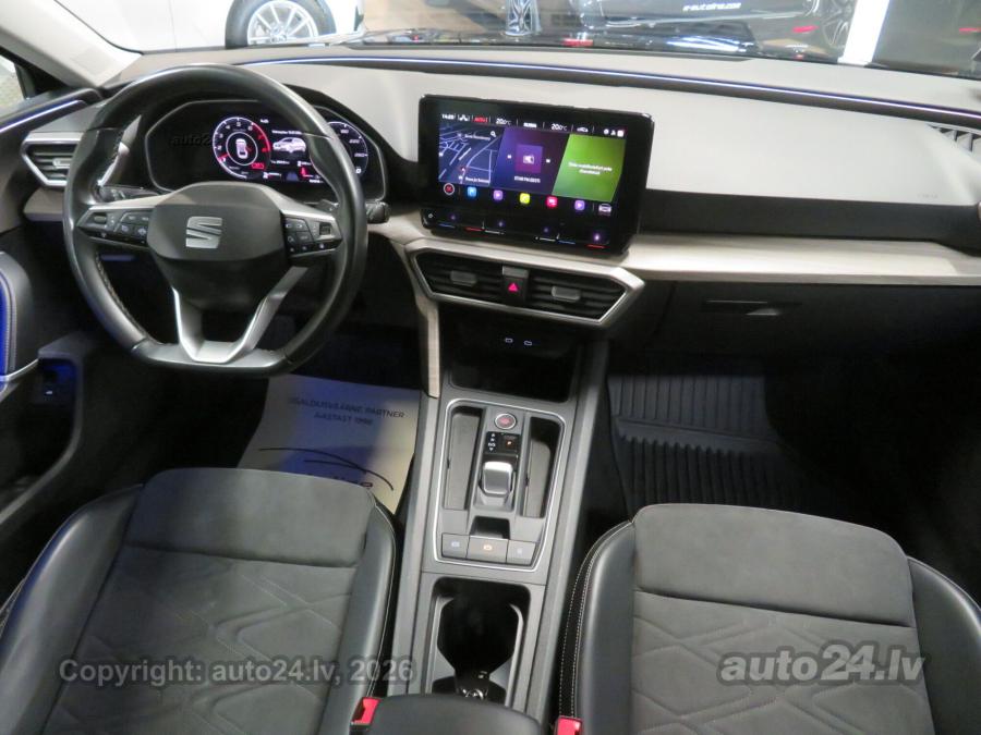 Melns SEAT Leon 2022 Tallina, ar dzinēja tilpumu 1.50 L un nobraukumu 105 tūkst. km par 16800 €, foto 4 vietnē AUTOMOTO.COM.LV