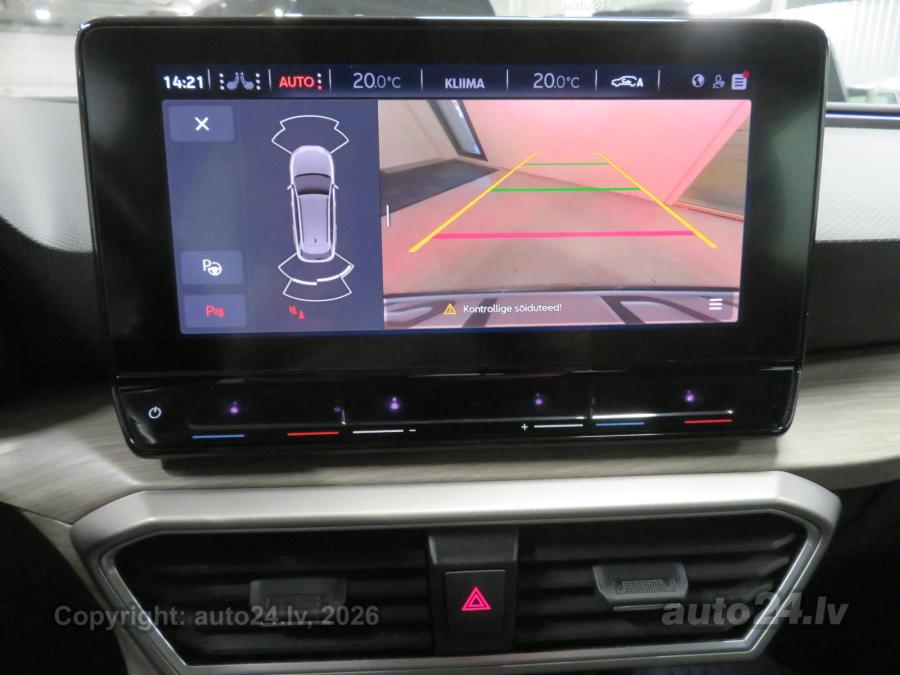 Melns SEAT Leon 2022 Tallina, ar dzinēja tilpumu 1.50 L un nobraukumu 105 tūkst. km par 16800 €, foto 8 vietnē AUTOMOTO.COM.LV