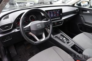 Black SEAT Leon 2024 in Riga, with an engine capacity of 1.50 L and mileage of 45 thousand km for 22790 €, photo 10 on AUTOMOTO.COM.LV