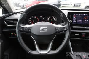 Black SEAT Leon 2024 in Riga, with an engine capacity of 1.50 L and mileage of 45 thousand km for 22790 €, photo 11 on AUTOMOTO.COM.LV