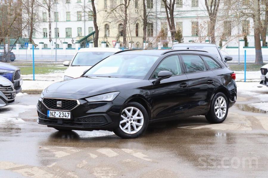 Black SEAT Leon 2024 in Riga, with an engine capacity of 1.50 L and mileage of 45 thousand km for 22790 €, photo 30 on AUTOMOTO.COM.LV