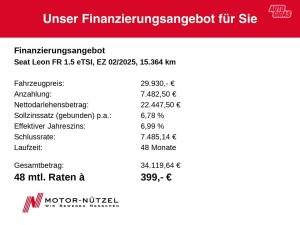 Черный Сеат Леон 2025 в Каунас, объемом двигателя 1.50 л и пробегом 15 тыс. км за 33145 €, фото 6 на AUTOMOTO.COM.LV