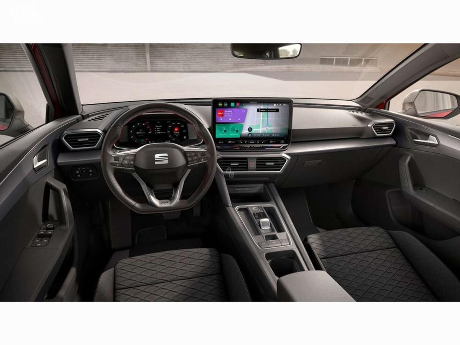 Melns SEAT Leon 2025 Kauņa, ar dzinēja tilpumu 1.50 L un nobraukumu 13 tūkst. km par 31649 €, foto 2 vietnē AUTOMOTO.COM.LV