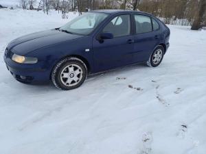 Blue SEAT Leon 2001 in Panevezys, with an engine capacity of 1.90 L and mileage of 360 thousand km for 999 €, photo 3 on AUTOMOTO.COM.LV