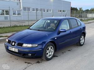 Синий Сеат Леон 2001 в Паневежис, объемом двигателя 1.90 л и пробегом 255 тыс. км за 1350 €, фото  на AUTOMOTO.COM.LV