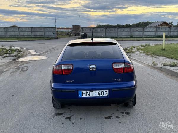 Blue SEAT Leon 2001 in Panevezys, with an engine capacity of 1.90 L and mileage of 255 thousand km for 1350 €, photo 5 on AUTOMOTO.COM.LV