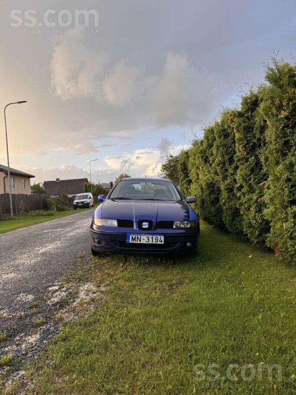 Blue SEAT Leon 2001 in Riga, with an engine capacity of 1.90 L and mileage of 480 thousand km for 980 €, photo 1 on AUTOMOTO.COM.LV