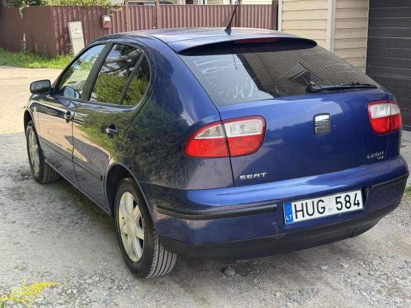SEAT Leon 2003 Viļņa vietnē Zils SEAT Leon 2003 Viļņa, ar dzinēja tilpumu 1.90 L un nobraukumu 289 tūkst. km par 1250 €, foto 7 vietnē AUTOMOTO.COM.LV