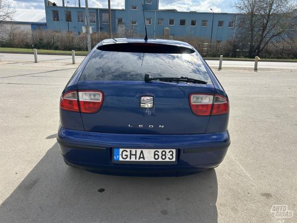 Blue SEAT Leon 2006 in Kaunas, with an engine capacity of 1.60 L and mileage of 230 thousand km for 1300 €, photo 6 on AUTOMOTO.COM.LV