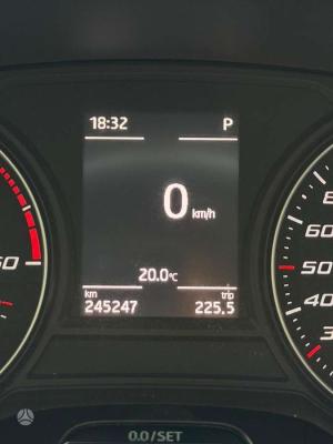 Blue SEAT Leon 2014 in Vilnius, with an engine capacity of 1.97 L and mileage of 243 thousand km for 6500 €, photo 16 on AUTOMOTO.COM.LV