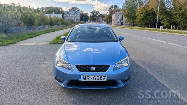 Blue SEAT Leon 2014 in Riga, with an engine capacity of 1.60 L and mileage of 343 thousand km for 6000 €, photo 3 on AUTOMOTO.COM.LV