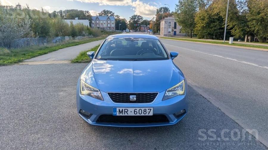 Blue SEAT Leon 2014 in Riga, with an engine capacity of 1.60 L and mileage of 343 thousand km for 6000 €, photo 3 on AUTOMOTO.COM.LV