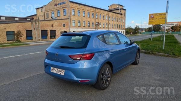 Blue SEAT Leon 2014 in Riga, with an engine capacity of 1.60 L and mileage of 343 thousand km for 6000 €, photo 4 on AUTOMOTO.COM.LV
