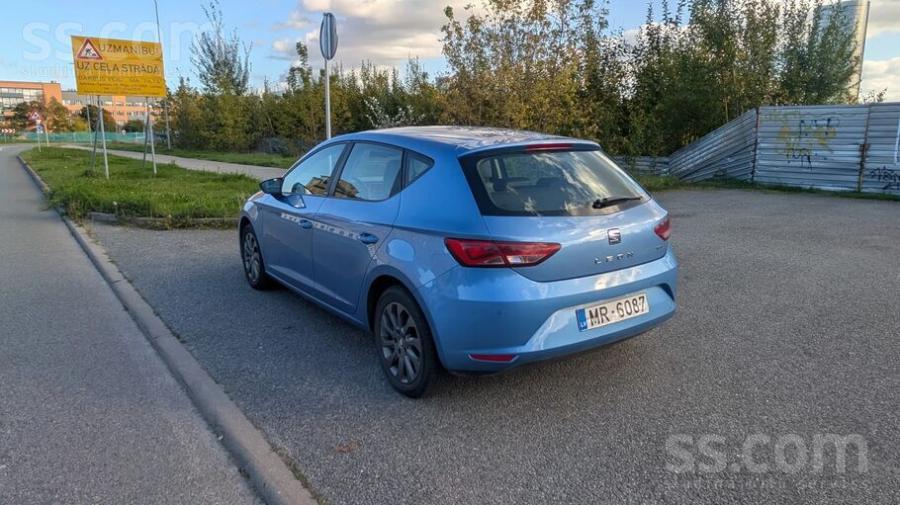 Blue SEAT Leon 2014 in Riga, with an engine capacity of 1.60 L and mileage of 343 thousand km for 6000 €, photo 5 on AUTOMOTO.COM.LV