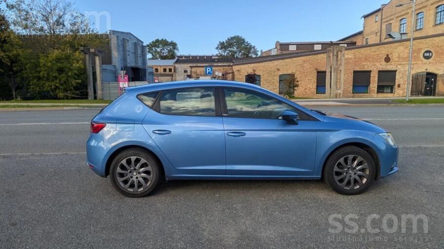 Blue SEAT Leon 2014 in Riga, with an engine capacity of 1.60 L and mileage of 343 thousand km for 6000 €, photo 6 on AUTOMOTO.COM.LV