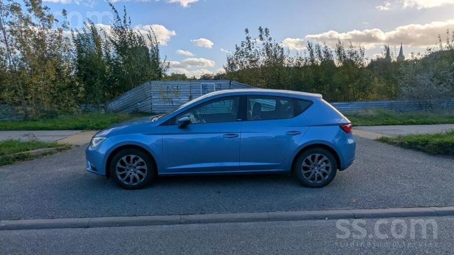 Blue SEAT Leon 2014 in Riga, with an engine capacity of 1.60 L and mileage of 343 thousand km for 6000 €, photo 7 on AUTOMOTO.COM.LV