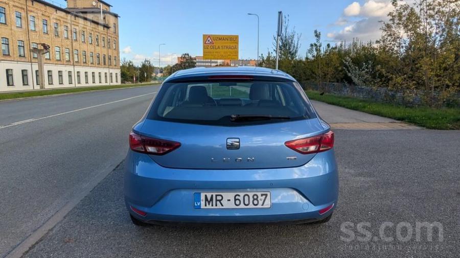 Blue SEAT Leon 2014 in Riga, with an engine capacity of 1.60 L and mileage of 343 thousand km for 6000 €, photo 8 on AUTOMOTO.COM.LV