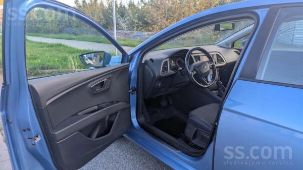 Blue SEAT Leon 2014 in Riga, with an engine capacity of 1.60 L and mileage of 343 thousand km for 6000 €, photo 11 on AUTOMOTO.COM.LV