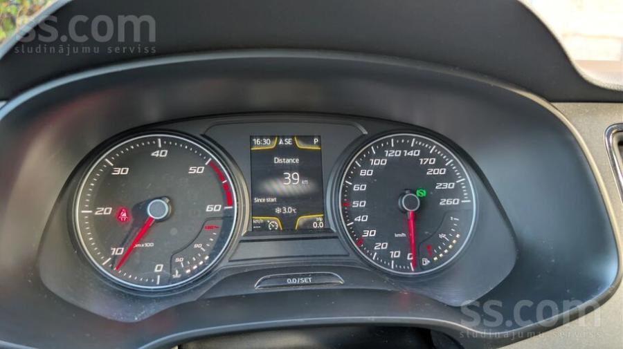 Blue SEAT Leon 2014 in Riga, with an engine capacity of 1.60 L and mileage of 343 thousand km for 6000 €, photo 14 on AUTOMOTO.COM.LV