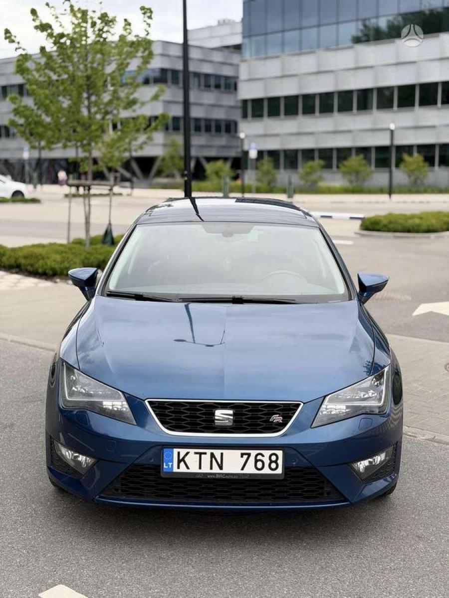 Zils SEAT Leon 2015 Viļņa, ar dzinēja tilpumu 1.97 L un nobraukumu 245 tūkst. km par 6900 €, foto 5 vietnē AUTOMOTO.COM.LV