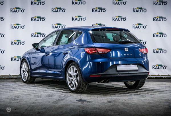 Blue SEAT Leon 2016 in Kaunas, with an engine capacity of 1.40 L and mileage of 0 thousand km for 9490 €, photo 4 on AUTOMOTO.COM.LV