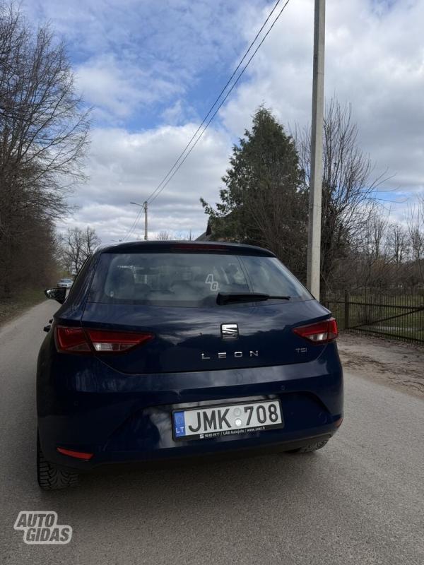 Blue SEAT Leon 2016 in Kaunas, with an engine capacity of 1.20 L and mileage of 139 thousand km for 6700 €, photo 5 on AUTOMOTO.COM.LV