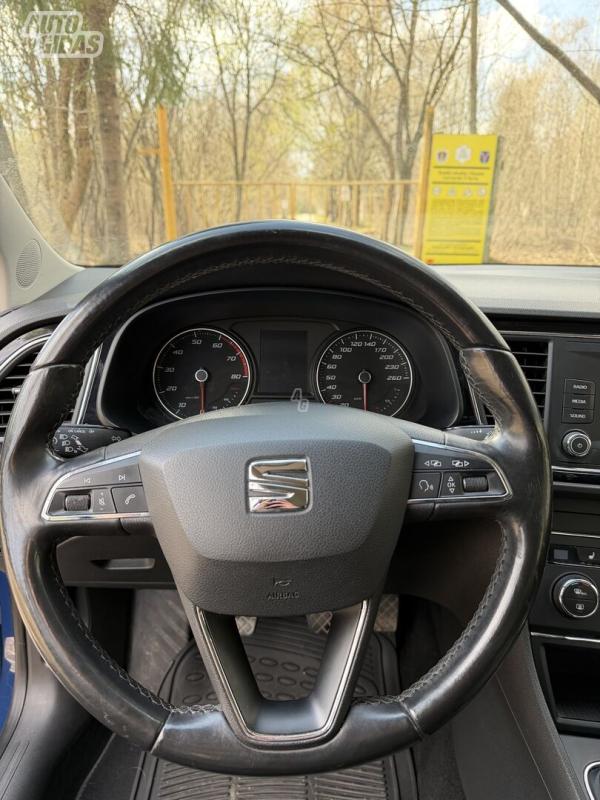 Blue SEAT Leon 2016 in Kaunas, with an engine capacity of 1.20 L and mileage of 139 thousand km for 6700 €, photo 8 on AUTOMOTO.COM.LV